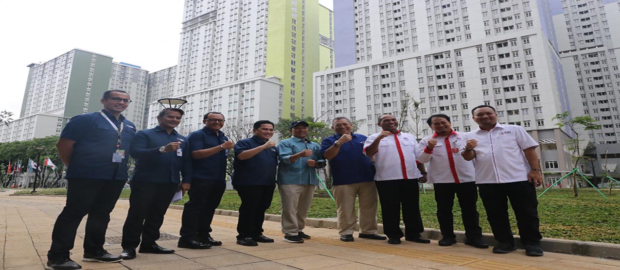 PPK Kemayoran | Kunjungi Wisma Atlet, Menpora : Perindah Taman Untuk ...